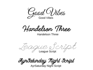 20+ Scroll-stopping Cursive Canva Fonts You Can Use for Free - Social ...