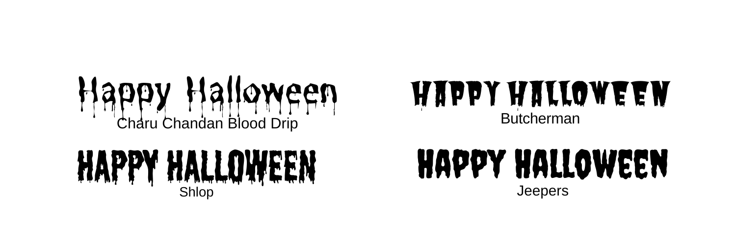 24 of The Best Canva Fonts for Halloween Designs - Social Seamlessly