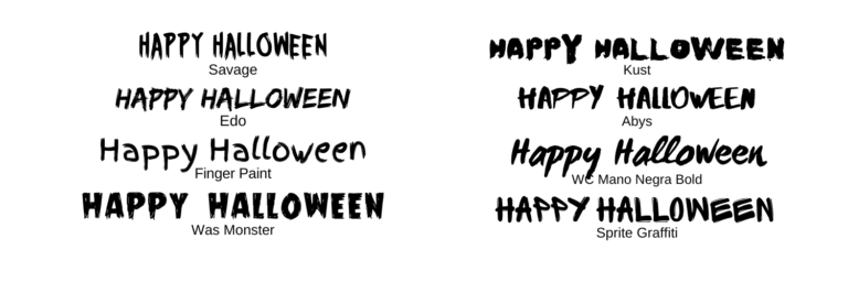 24 of The Best Canva Fonts for Halloween Designs - Social Seamlessly