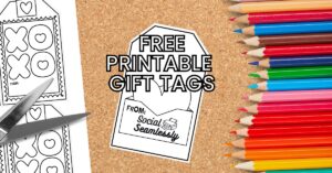 Easy DIY Handmade Gift Tag Printables - Social Seamlessly