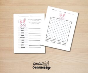 15 Fun Printable Easter Bunny Activities for Kids