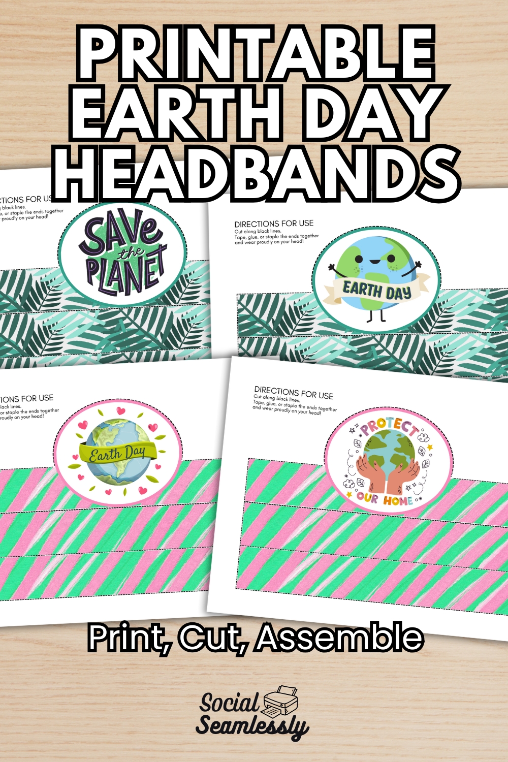 8 Free Printable Earth Day Bookmarks for Kids